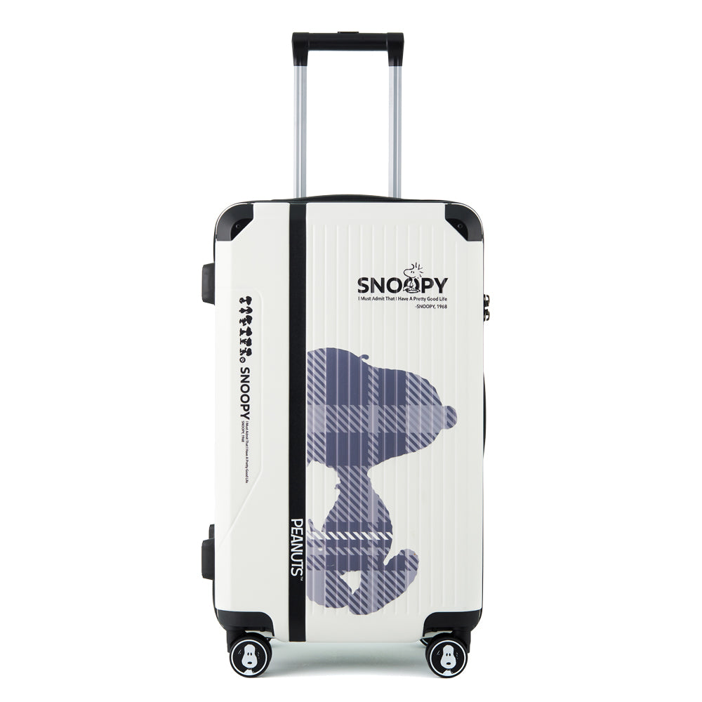 Peanuts Snoopy "Silhouette" Limited Edition 20 Inch Luggage - White ...