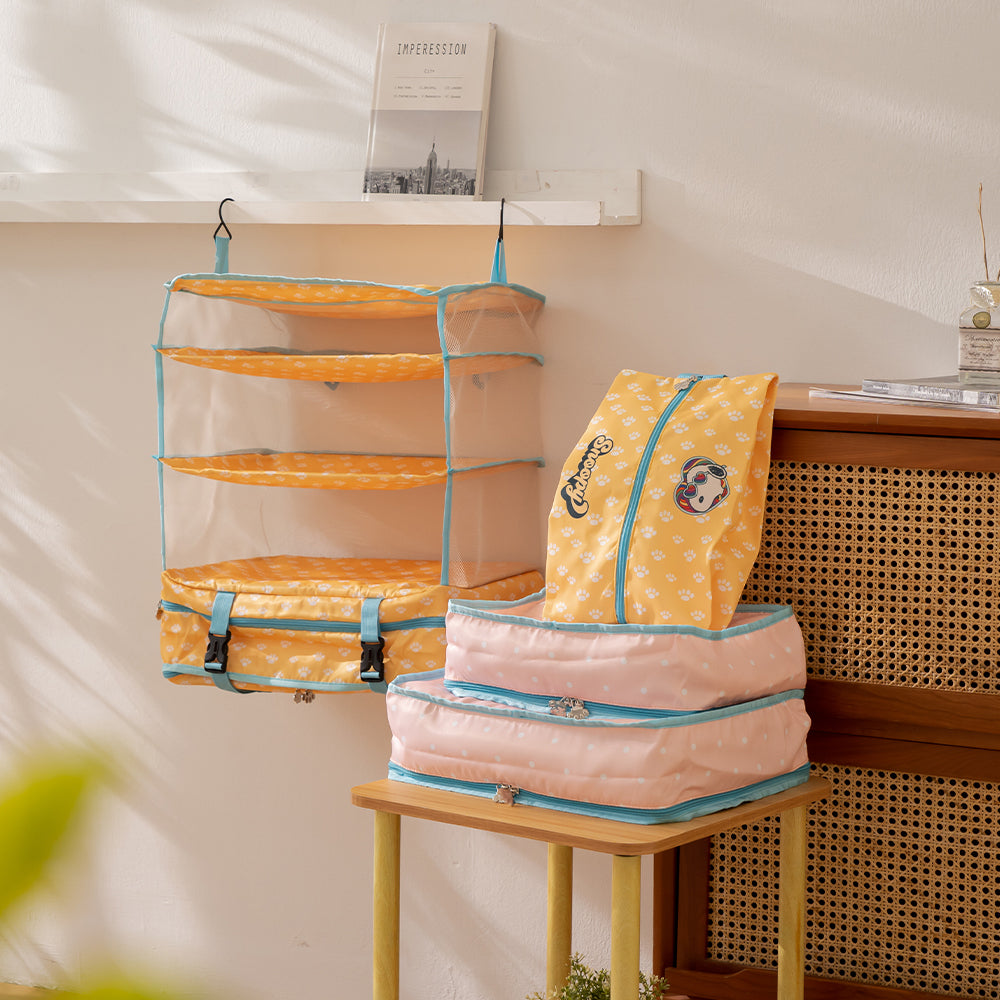 Peanuts Snoopy "Nothing But Love" 4 PC Packing Cube Set | SNPY ONLY