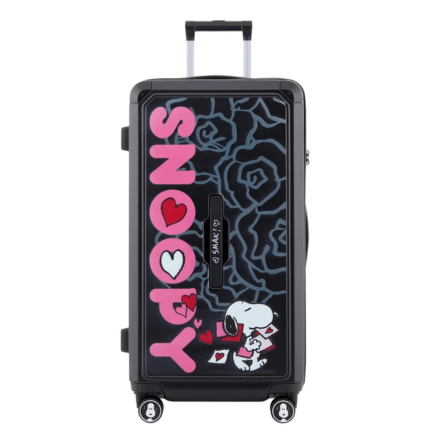 Peanuts Snoopy "Love" Limited Edition 28 Inch Luggage - Black | SNPY ONLY