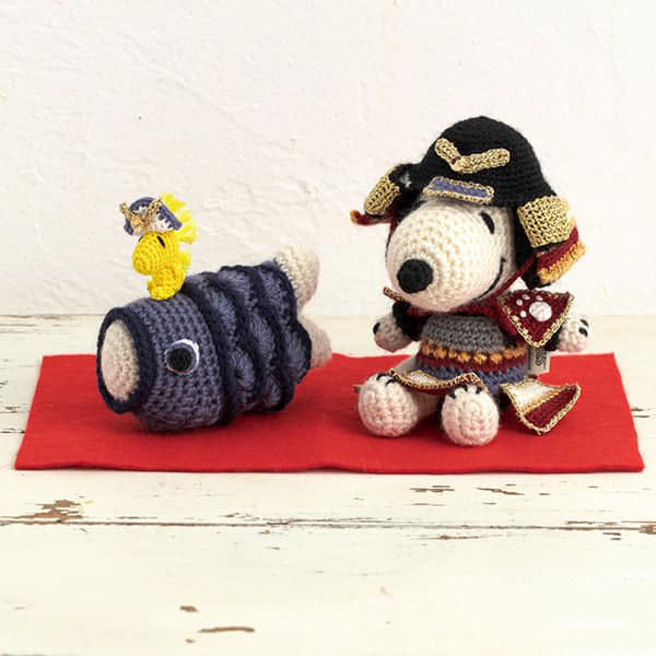 Peanuts Snoopy "Samurai" DIY Knitting Kit | SNPY ONLY