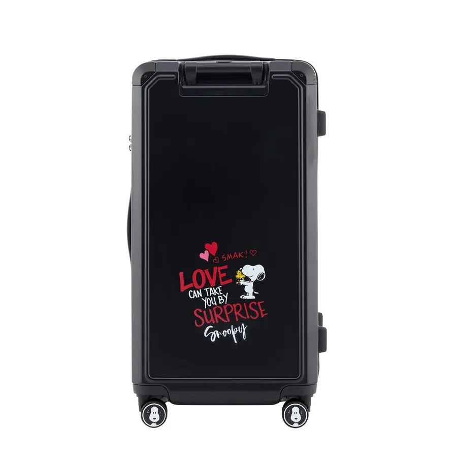 Peanuts Snoopy "Love" Limited Edition 28 Inch Luggage - Black | SNPY ONLY