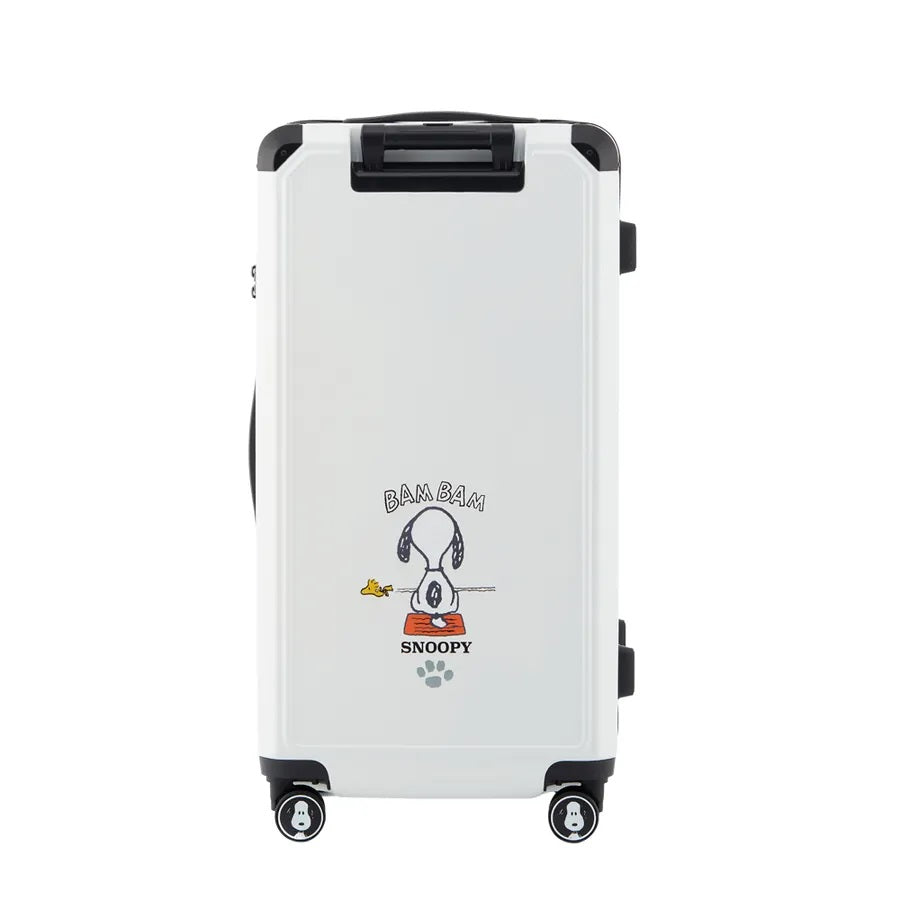 Peanuts Snoopy "Sploot" Limited Edition 28 Inch Luggage - White | SNPY ONLY