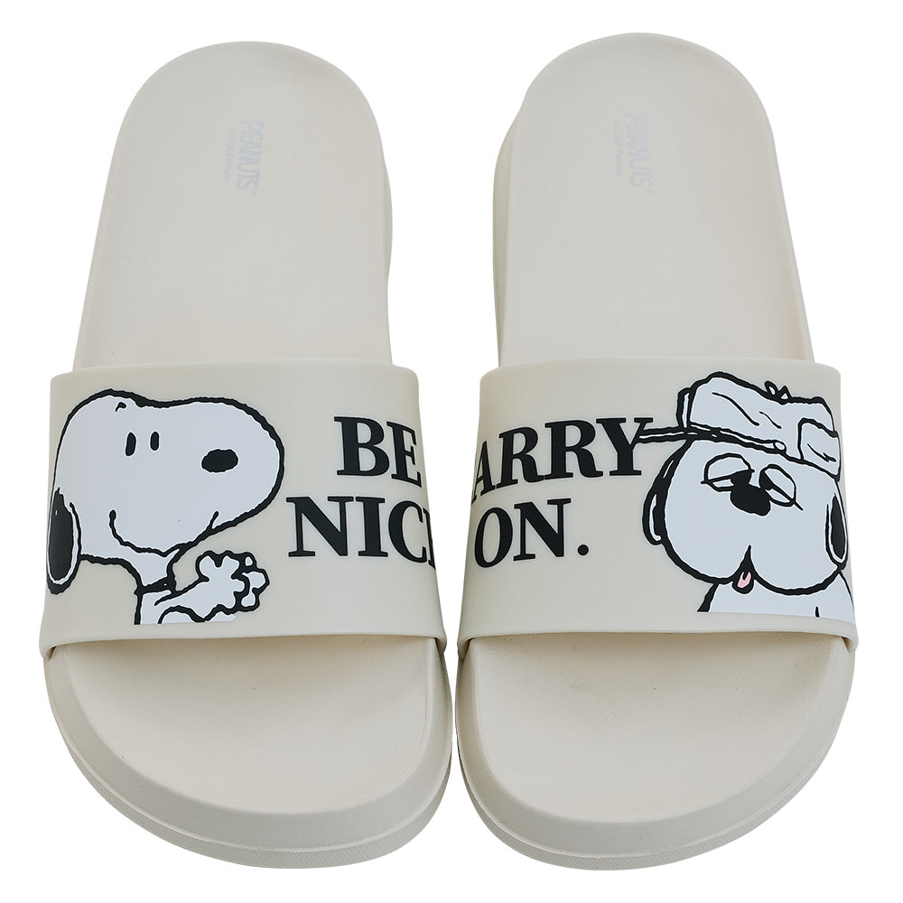 Peanuts Snoopy "Be Nice Carry On" Slides | SNPY ONLY