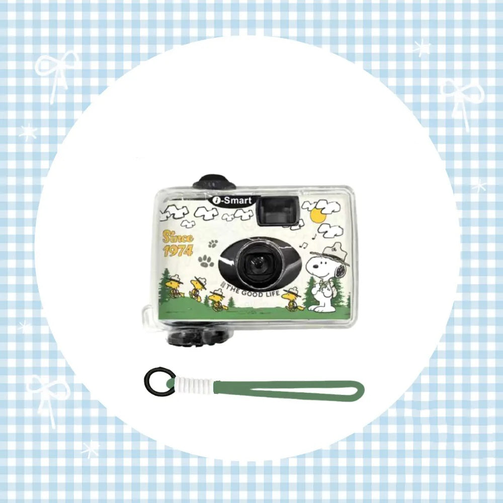 Peanuts Snoopy "Beagle Scouts" Waterproof Disposable Camera | SNPY ONLY