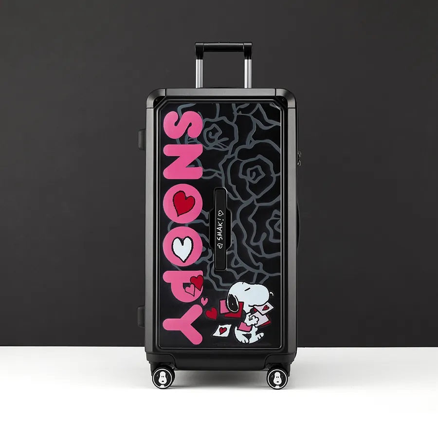 Peanuts Snoopy "Love" Limited Edition 28 Inch Luggage - Black | SNPY ONLY