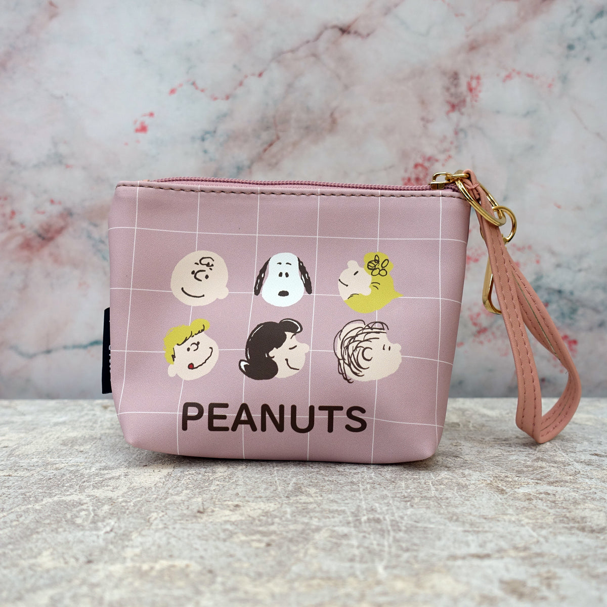 Peanuts Snoopy "The Gang" Pink Coin Purse | SNPY ONLY