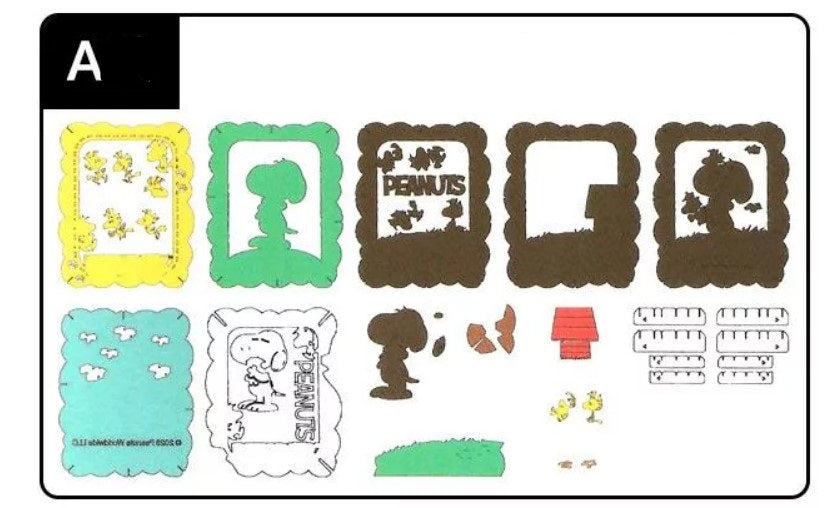 Peanuts Snoopy Paper Theater Papercraft Kit | SNPY ONLY