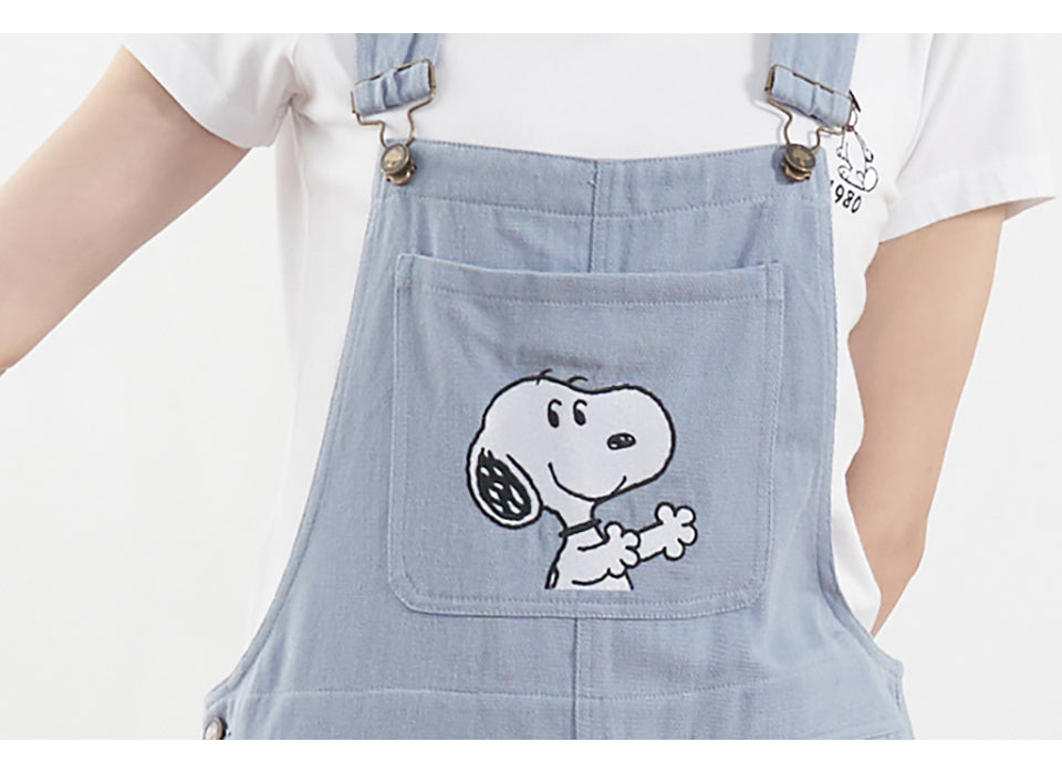 Peanuts Snoopy "Baseball" Blue Overalls | SNPY ONLY