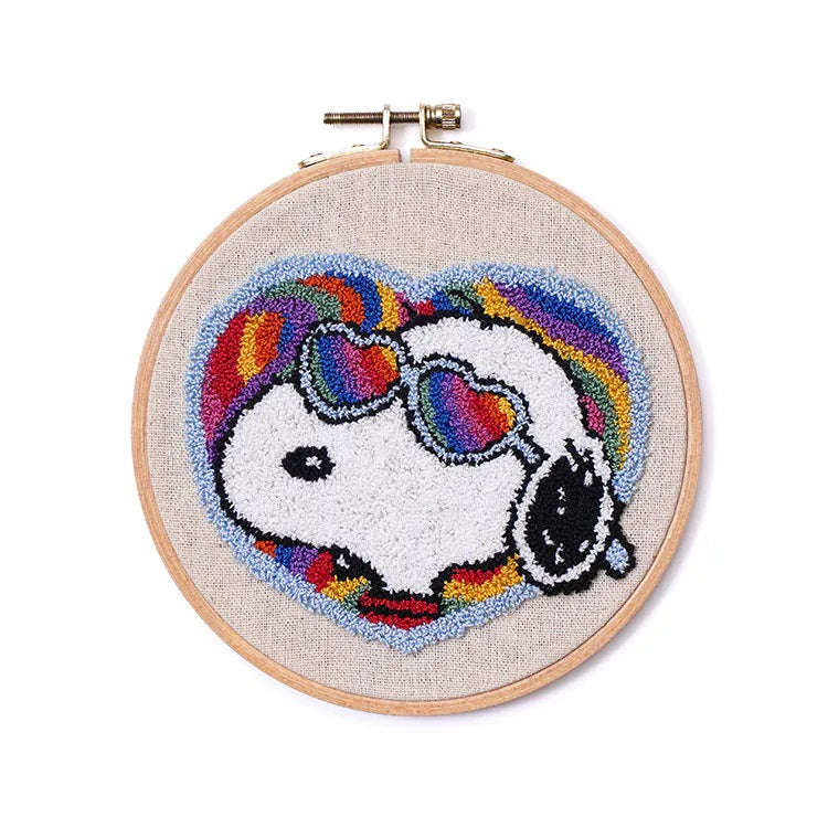 Peanuts Snoopy Punch Needle Embroidery Art | SNPY ONLY