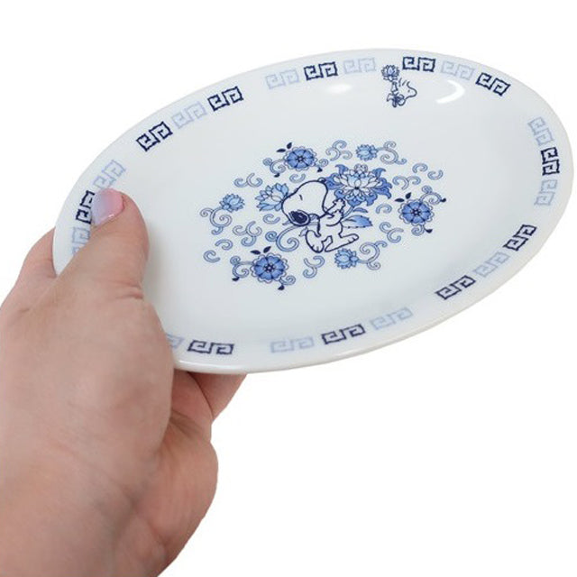 Peanuts Snoopy Round Plate (Delft Style) | SNPY ONLY