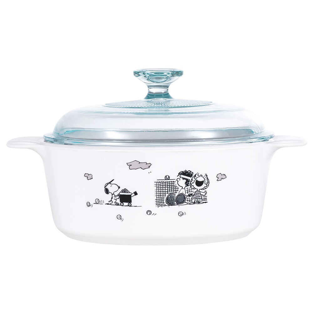 Corningware Peanuts "Winter" Covered Casserole 2.25 L | SNPY ONLY