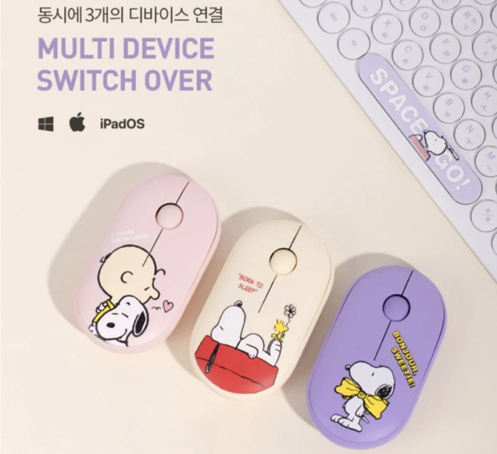 Peanuts Snoopy Silent Wireless Mouse | SNPY ONLY