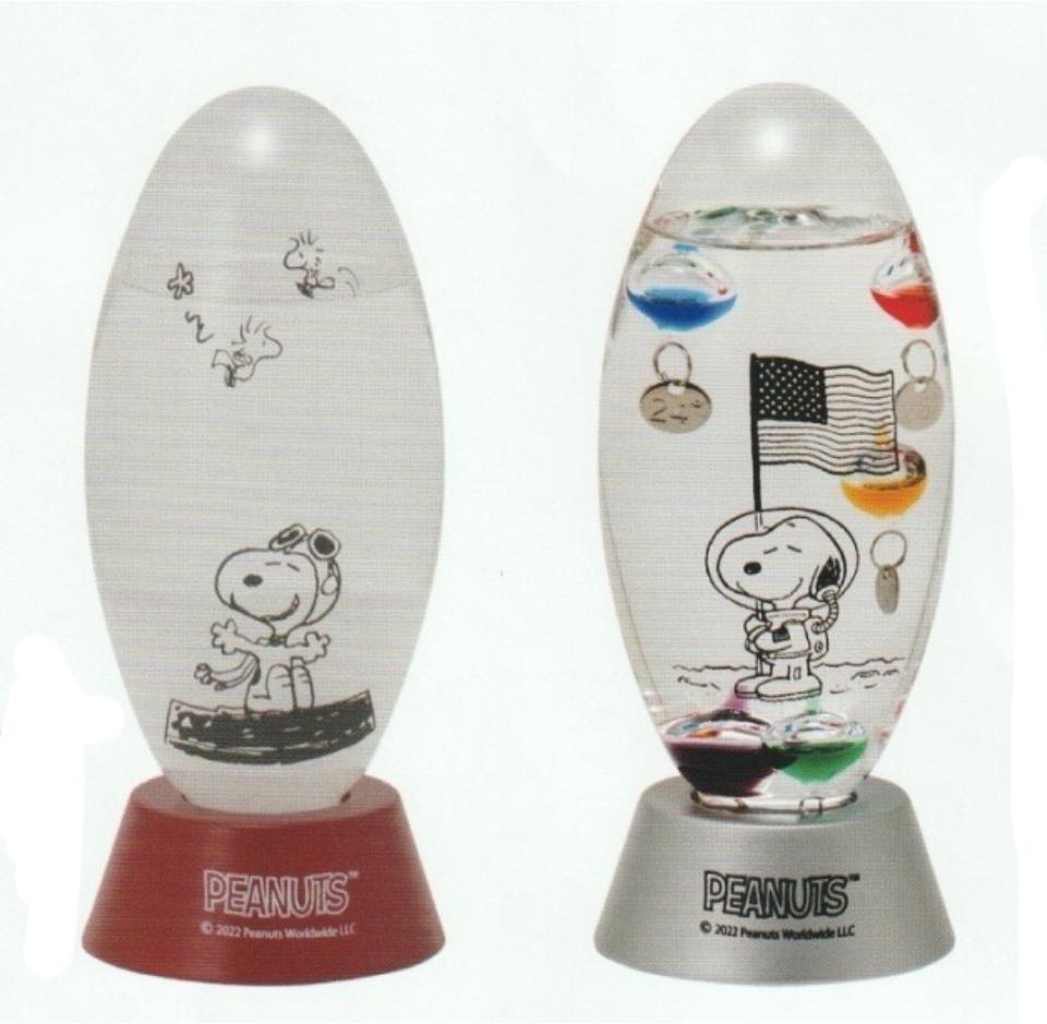 *Pre-Order* Peanuts Snoopy Storm Glass / Galileo Thermometer | SNPY ONLY
