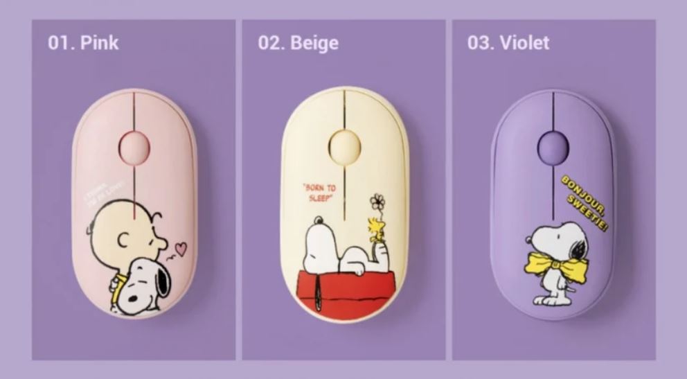 Peanuts Snoopy Silent Wireless Mouse | SNPY ONLY