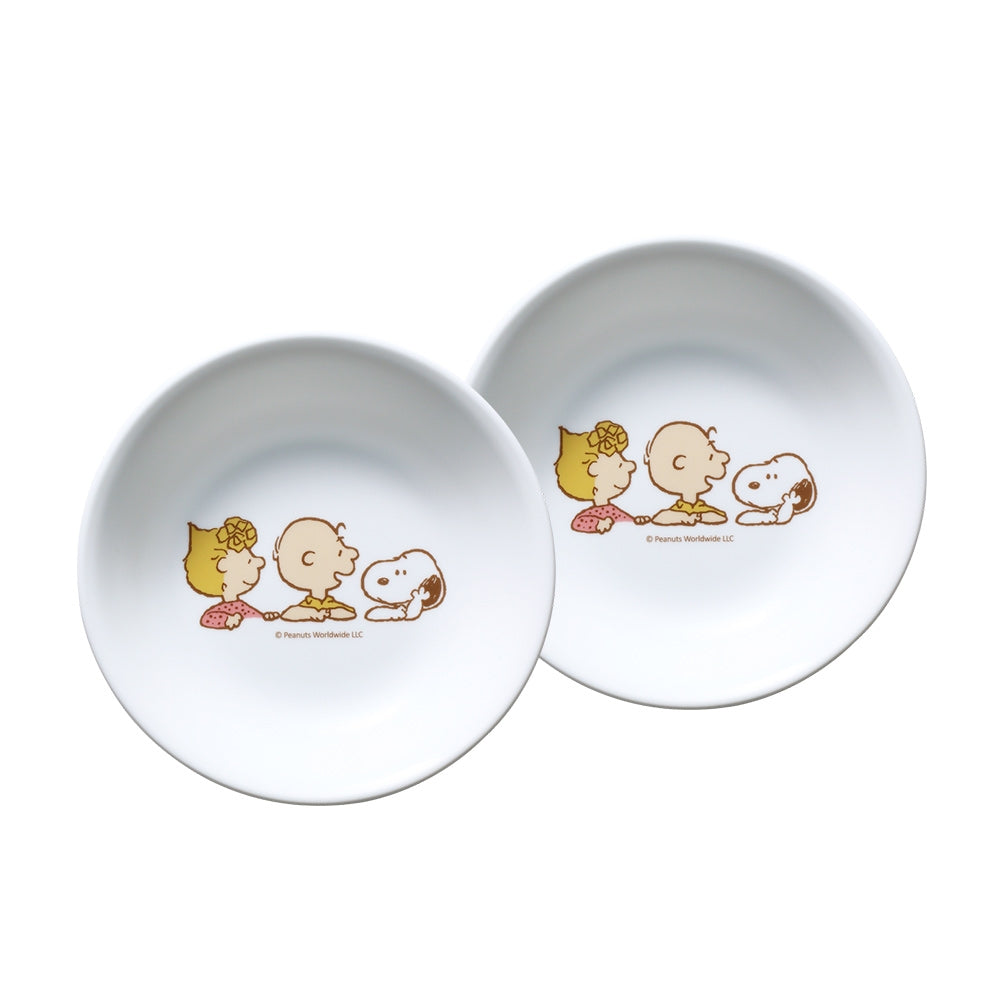 Corelle Peanuts Snoopy & Friends 6″ Deep Plate 2PC Set | SNPY ONLY