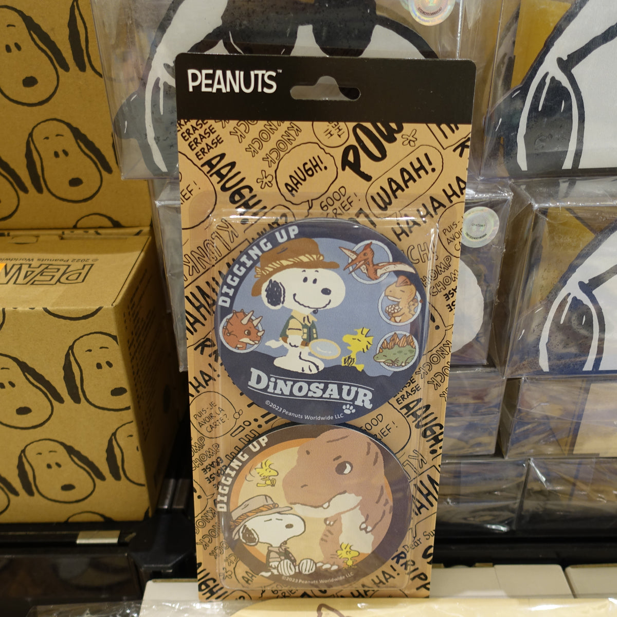 Peanuts Snoopy "Digging Up Dinosaurs" Coasters | SNPY ONLY