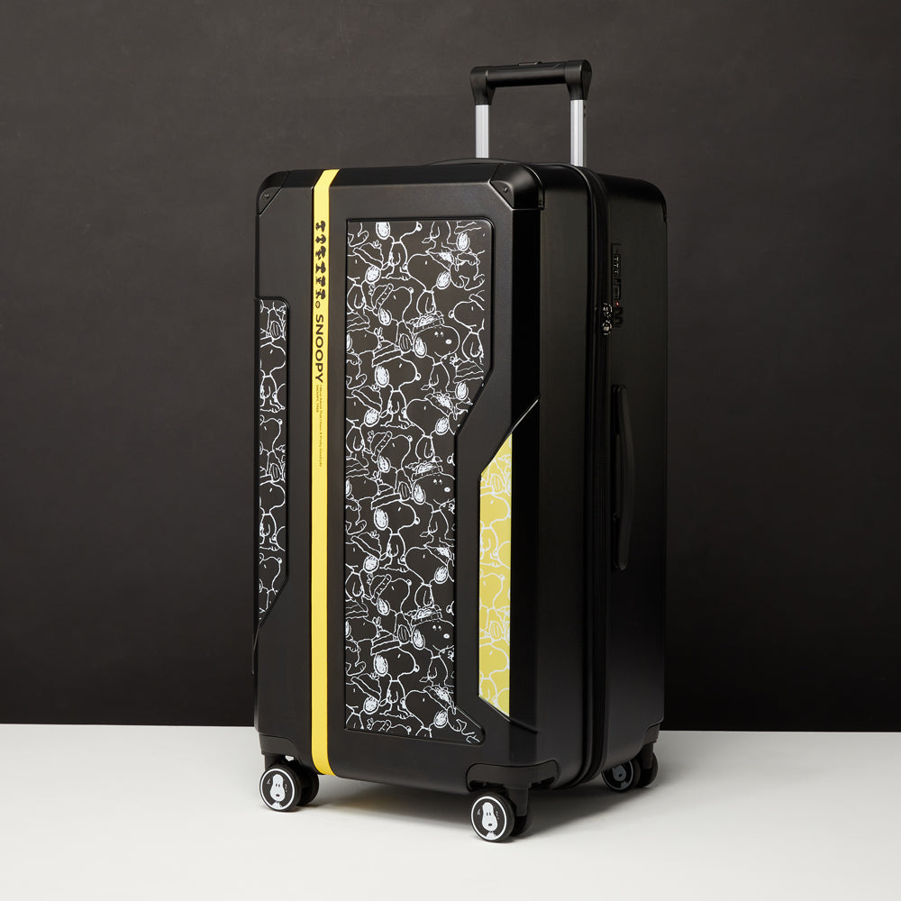 Peanuts Snoopy "Motif" Limited Edition 28 Inch Luggage - Black | SNPY ONLY