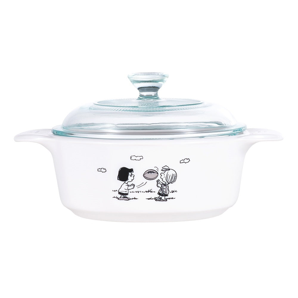 Corningware Peanuts "Winter" Covered Casserole 0.8 L | SNPY ONLY